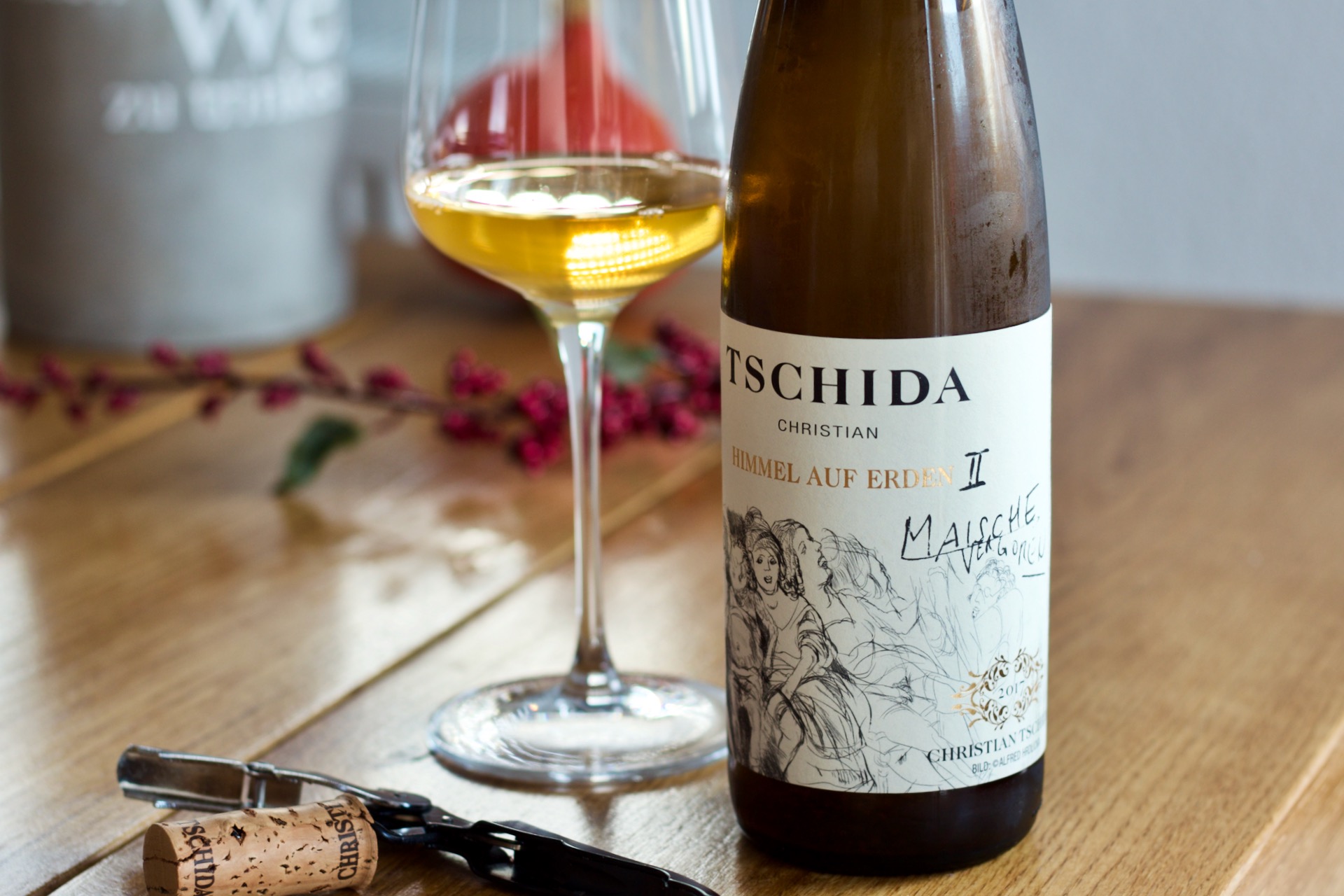 Christian Tschida - Himmel auf Erden II 2017 · saufwein